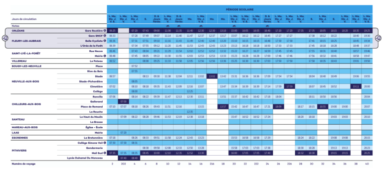 Ligne de Bus 20 par Rémi 45 (Loiret – Orléans) – Accueil – Ligne De Bus