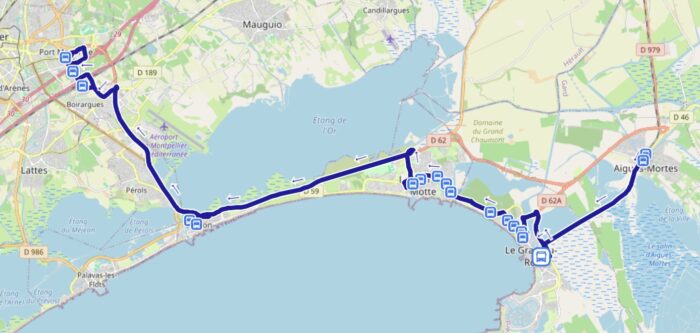 Ligne de Bus 606 par Hérault Transport (Aigues-Mortes – Gare SNCF ...