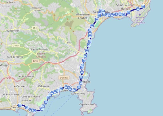Itinéraire de Bus 620 par ZOU ! Proximité (Parc Phoenix – Gare SNCF ...