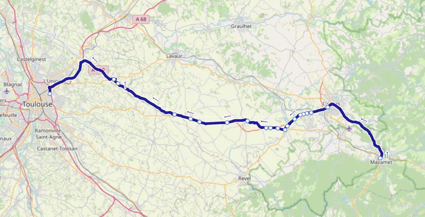 Bus 760 Castres Toulouse 2024