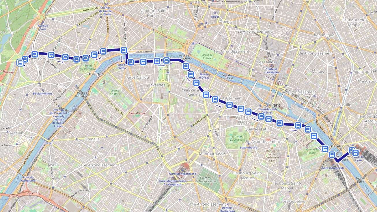 Planning RATP 63 – Porte de la Muette / Gare de Lyon – Accueil – Ligne ...