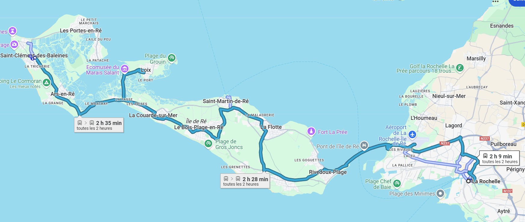 Bus Île de Ré – la Rochelle Ligne 150 – Accueil – Ligne De Bus