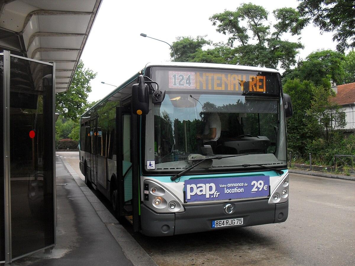 Horaires RATP 124 – Montreuil – Boissière – Acacia / Château de ...